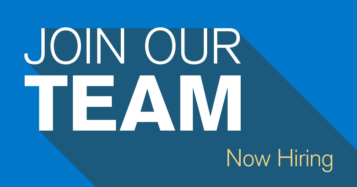 Now Hiring Blue